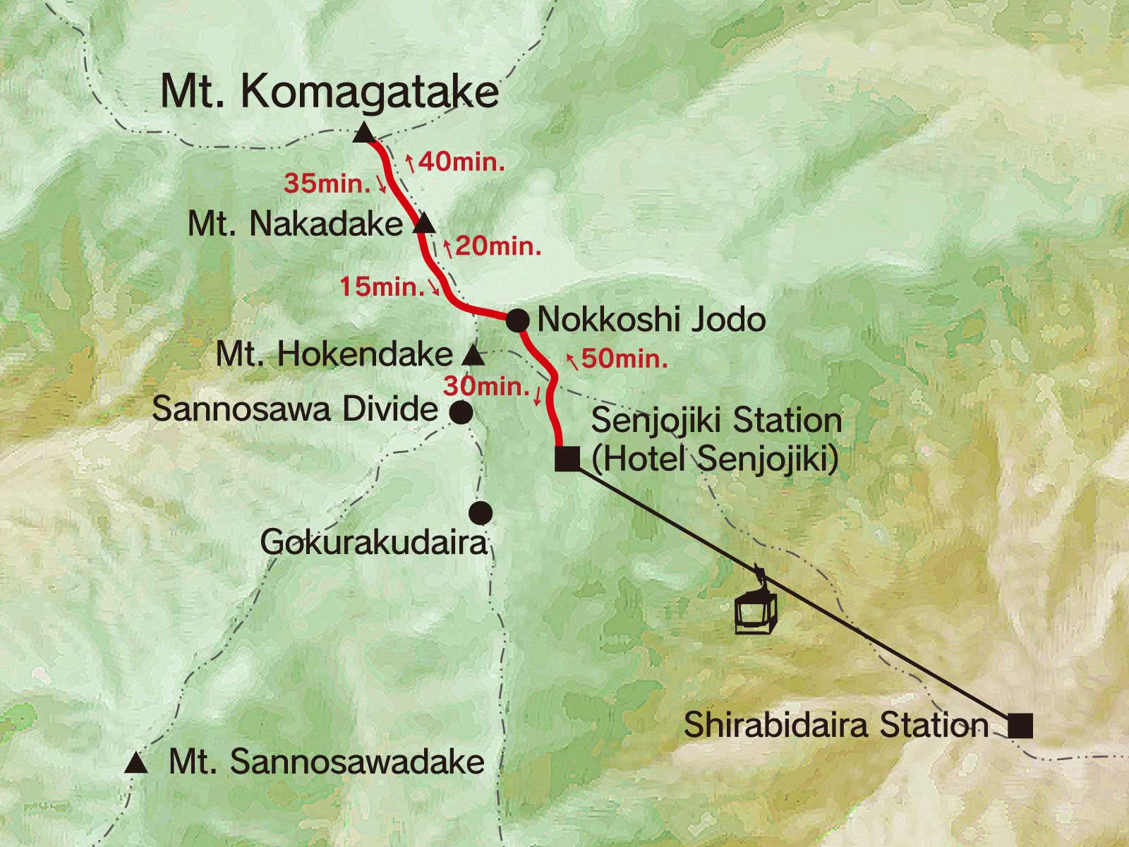 Mt.Kiso-Komagatake, 2957m, Central Alps – Hiking Japan Alps
